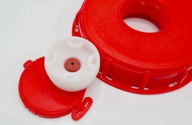 IBC 6" (155MM) Vent/Seal Red Cap