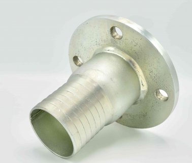 FLANGED HOSE TAIL - TABLE E ZINC PLATED