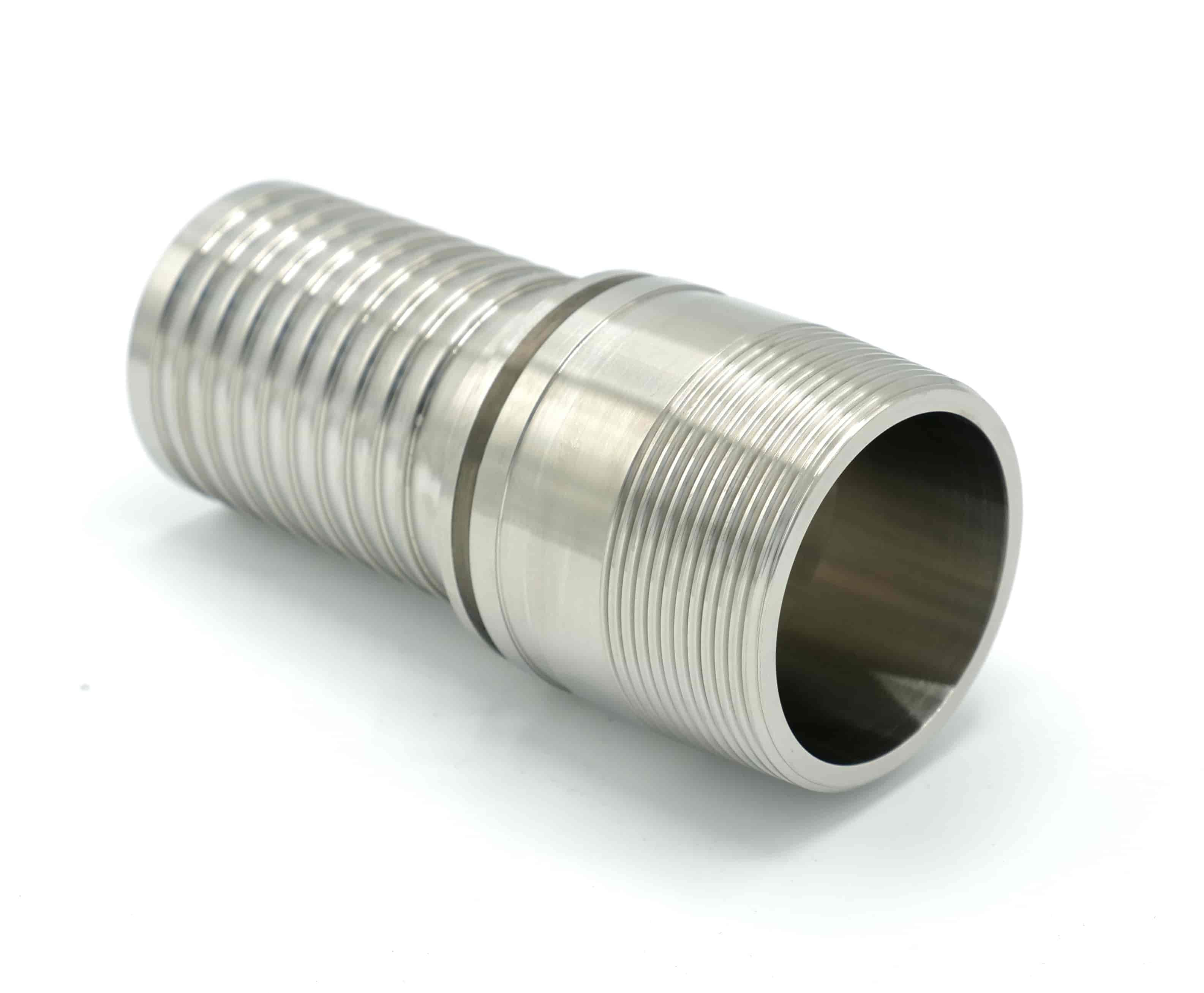 Male BSPT External Crimped Stainless Steel Stems EN10204 3.1